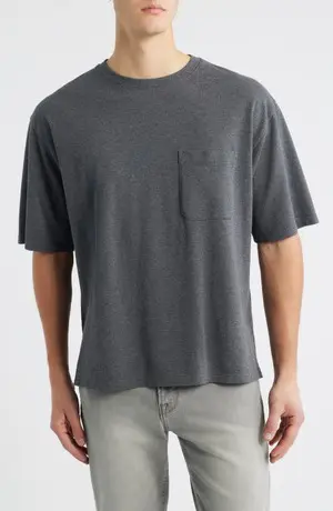 FRAME Relaxed-fit Cotton T-shirt Grey Melange