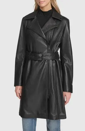 Andrew Marc Notched Lapel Coats For Women