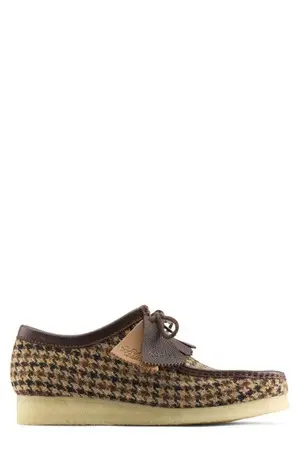 Clarks Wallabee Kiltie Chukka Boot - Brown Tweed Comb