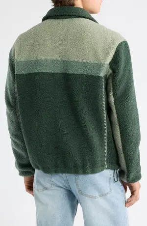 UGG Lachlan Uggfluff Shirt Jacket - Arugula Multi