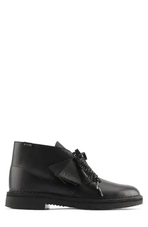 Clarks Gore-tex® Waterproof Desert Boots - Black Leather