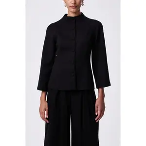 Trina Turk Woods Ponte Jacket - Black