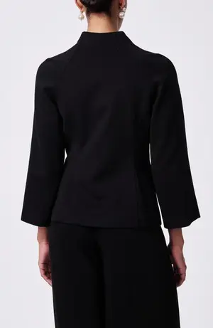 Trina Turk Woods Ponte Jacket - Black
