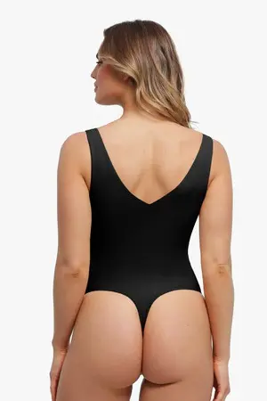 POPILUSH Cloud-touch All-in-one Shaping Bodysuit - Midnight Black