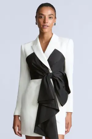Bcbgmaxazria Bow Blazer Mini Dress