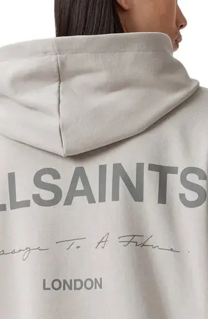 ALLSAINTS Future Cotton Hoodie - Carbon Grey
