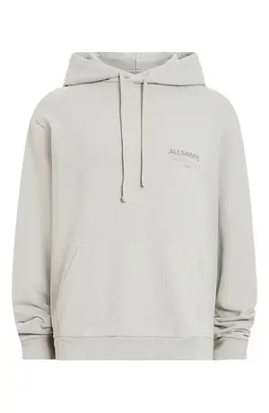 ALLSAINTS Future Cotton Hoodie - Carbon Grey
