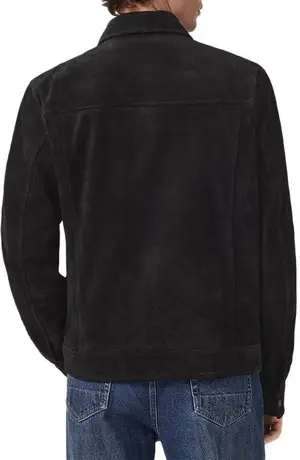 ALLSAINTS Rhone Suede Jacket - Black