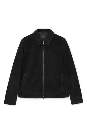ALLSAINTS Rhone Suede Jacket - Black