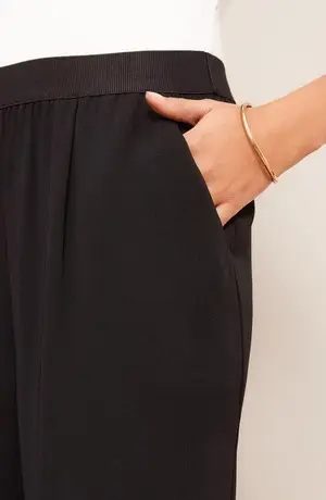 FRIENDS LIKE THESE Wide-leg Pull-on Trousers