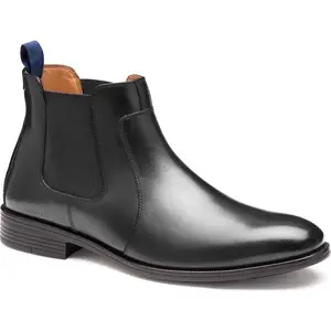Johnston & Murphy Reeve Chelsea Boot - Black Full Grain