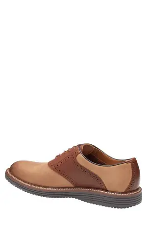 Johnston & Murphy Upton Saddle Shoe - Tan Oiled/tan Full Grain