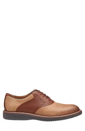 Johnston & Murphy Upton Saddle Shoe - Tan Oiled/tan Full Grain