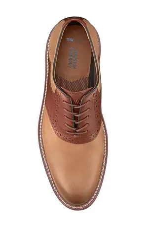 Johnston & Murphy Upton Saddle Shoe - Tan Oiled/tan Full Grain