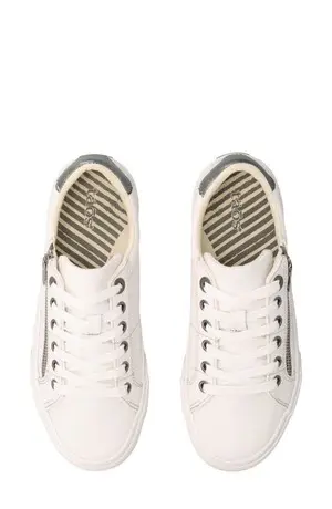 TAOS Z-soul Platform Sneakers - White/pewter