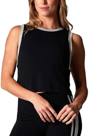 TAVI Sporty Tank - Ebony Coconut