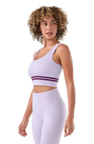 TAVI Seamless Vibe Rib Bra - Lavender