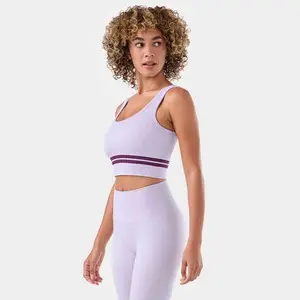TAVI Seamless Vibe Rib Bra - Lavender