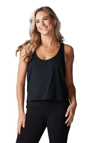 TAVI Crop Racerback Tank