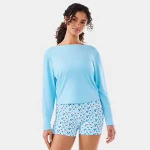 TAVI Brushed Tec Knit Long Sleeve - Surf