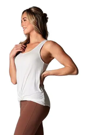 TAVI Flatter Twist Tank - Coconut