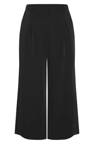 City Chic Jordan Pleat Wide Leg Pants
