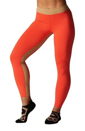 TAVI Mid-rise 7/8 Leggings - Magma/camel