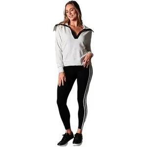 Tavi Collared Sweatshirts Hoodies For Women