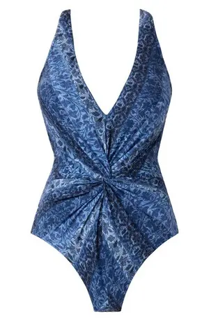Magicsuit Via Roma Drew Strappy One-piece Swimsuit - Blue Multi
