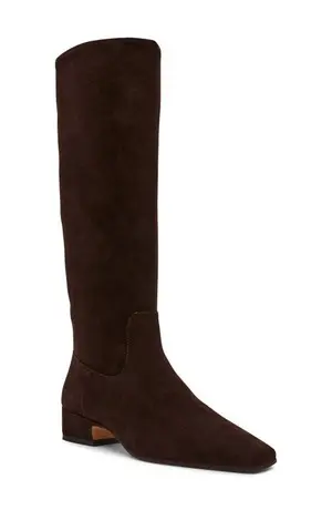 Steve Madden Dantelle Knee High Boot - Brown Suede