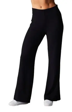 TAVI Cozy Luxe Wide Leg Pant - Ebony