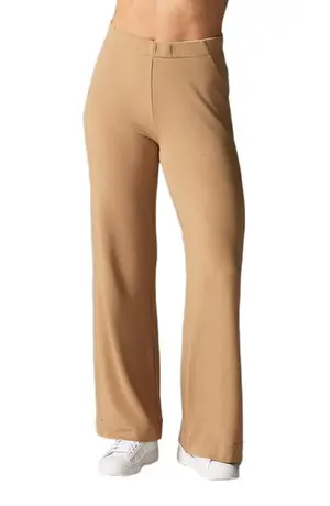 TAVI Cozy Luxe Wide Leg Pant - Ebony