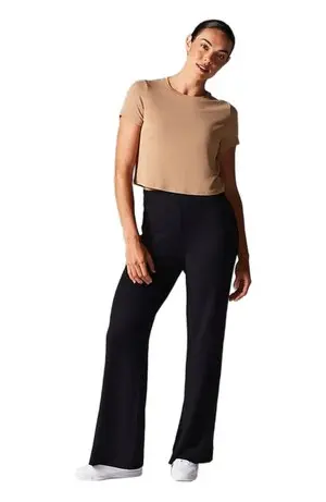 TAVI Cozy Luxe Wide Leg Pant - Ebony