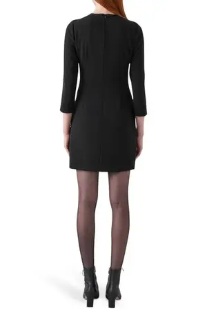 LK BENNETT Claire Stretch Crepe Minidress