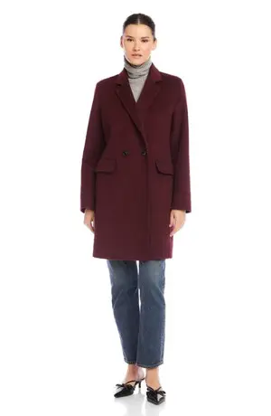 Fifteen Twenty Brushed Wool Blend Coat