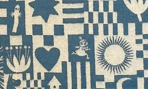 KLIPPAN Moomin Play Wool Blanket