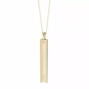 UNCOMMON GOODS Mindful Breathing Necklace - Gold