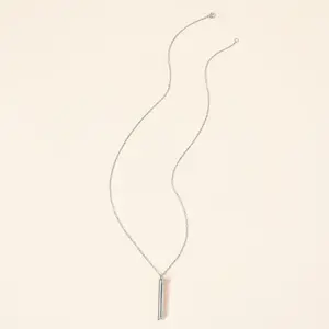 UNCOMMON GOODS Mindful Breathing Necklace - Silver