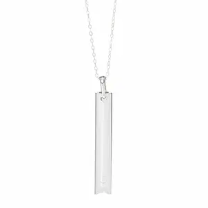 UNCOMMON GOODS Mindful Breathing Necklace - Silver