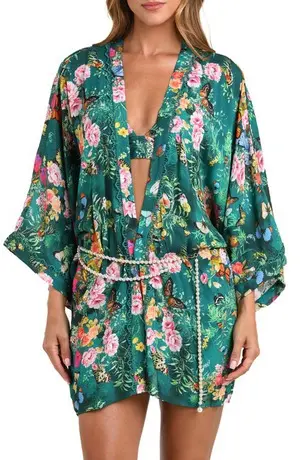 L'Agence Caterina Cover-up - Green Multi