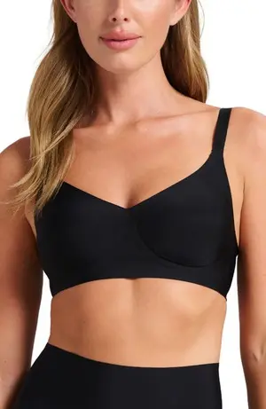 SIELLA Invisible V-neck Bra - Black