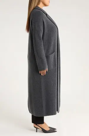 Nordstrom Wool And Cashmere Blend Sweater Coat