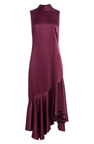 Kobi Halperin Jenkins Sleeveless Satin Maxi Dress