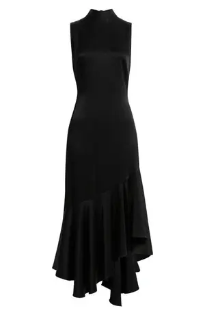 Kobi Halperin Jenkins Sleeveless Satin Maxi Dress