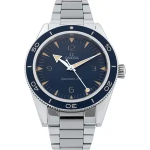 WATCHFINDER & CO. Omega Seamaster 300 Automatic Bracelet Watch - Blue