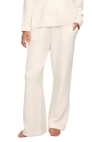 Eberjey Wide-leg Bouclé Pants