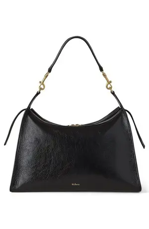 Mulberry Roxanne High-shine Leather Shoulder Bag - Black