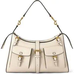 Mulberry Roxanne High-shine Leather Shoulder Bag - Eggshell