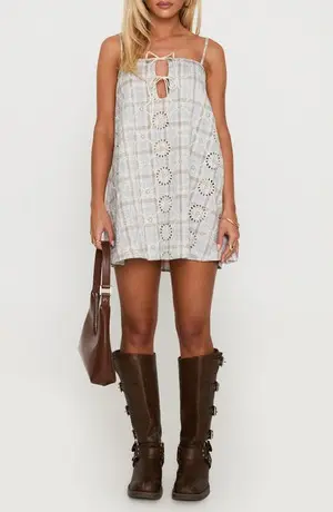 Princess Polly Belong Together Organic Cotton Mini Dress