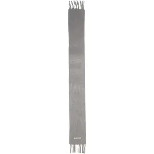 Acne Studios Vikky Mohair Blend Fringe Scarf - Grey